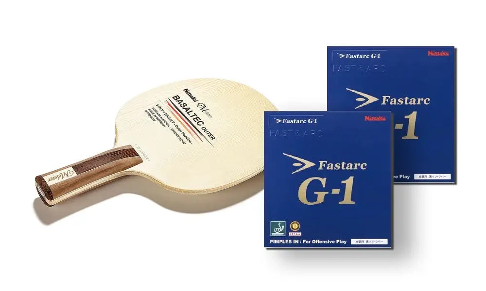 Nittaku Meister Serie mit Nittaku Fastarc Belägen – Nittaku Deutschland - Tischtennis Online-Shop