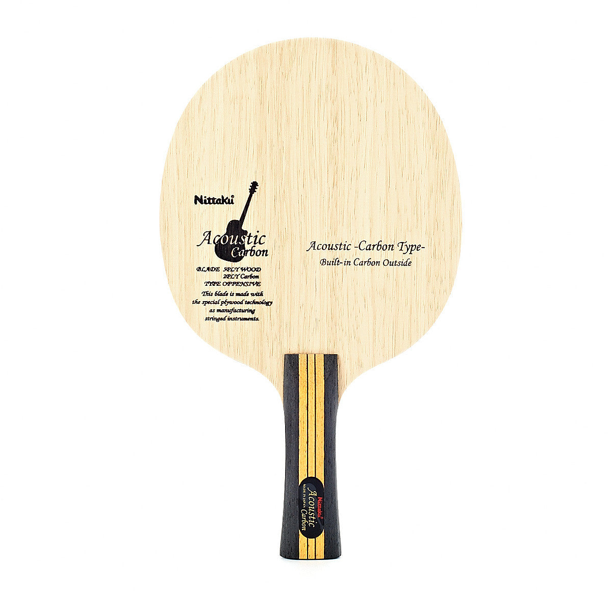 Nittaku Acoustic Carbon LG Handle - Nittaku Tischtennis Shop – Nittaku Deutschland - Tischtennis ...